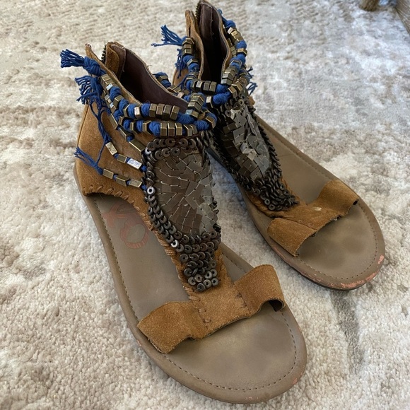 OTBT | Shoes | Otbt Milton Embellished Sandals | Poshmark
